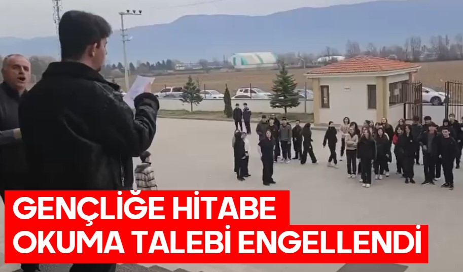 GENÇLİĞE HİTABE OKUMA TALEBİ ENGELLENDİ - Bolu Haberleri - Bolu'nun En ...